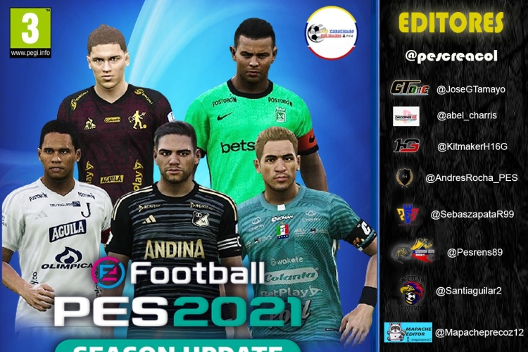 ¡Ya Disponible! UPDATE Liga BetPlay 2025 - Editemos PES | Comunidad ...