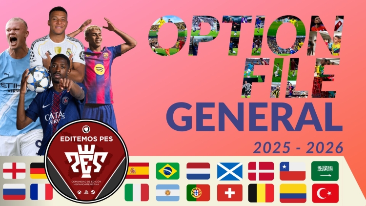 OPTION FILE GENERAL – PES 2021 | EDITEMOS PES - Editemos PES ...